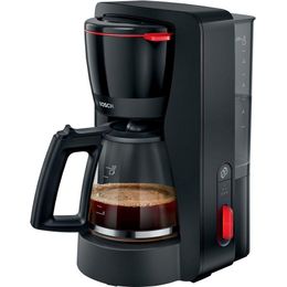 Bosch Filterkaffeemaschine MyMoment TKA3M133, 1,25l Kaffeekanne, Papierfilter 1x4, 60min Warmhaltefunktion, Aroma intense, Entkalkungsprogramm, 1200 W, schwarz