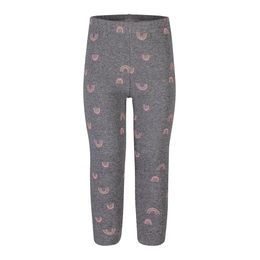 happy girls Leggings M&auml;dchen Gr&ouml;&szlig;e 152 anthrazit / pink / puder