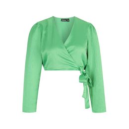 Pieces Petite Bluse 'SENA' Damen Größe M grün