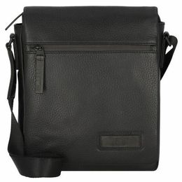 Jost Stockholm Umhängetasche Leder 23 cm schwarz