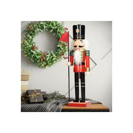 ECD Germany Nussknacker Nussknacker Figur Soldat Weihnachten Holzfigur König Puppet Marionette