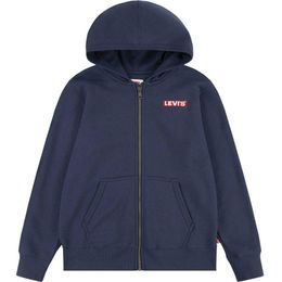 Levi's® kids Levi's® Kids Kapuzensweatjacke LVN BOXTAB FULL ZIP HOODIE UNISEX, blau