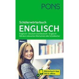 PONS Schülerwörterbuch Englisch, m. Buch, m. Online-Zugang, Gebunden