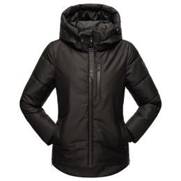 Navahoo Damen stylische Steppjacke Outdoor Winterjacke mit dezenter Steppung Kr&uuml;melein