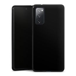 DeinDesign Galaxy S20 FE 5G Handy Silikon H&uuml;lle Case schwarz Handyh&uuml;lle Unicoloured Black Colour