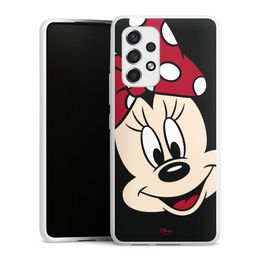 DeinDesign Galaxy A53 5G Handy Silikon H&uuml;lle Case wei&szlig; Handyh&uuml;lle Minnie Mouse Official Licensed Product Disney Silikon Case