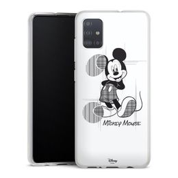 DeinDesign Galaxy A51 Handy Silikon H&uuml;lle Case transparent Handyh&uuml;lle Mickey Mouse Disney Official Licensed Product Silikon Case