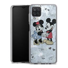 DeinDesign Galaxy A12 Handy Silikon H&uuml;lle Case transparent Handyh&uuml;lle Vintage Disney Silikon Case