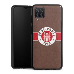 DeinDesign Galaxy A12 Handy Silikon H&uuml;lle Case schwarz Handyh&uuml;lle Fc St. Pauli Official Licensed Product Logo