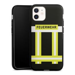 DeinDesign iPhone 12 mini Handy Silikon H&uuml;lle Case schwarz Handyh&uuml;lle Fire Fighters Job Fire Fighter