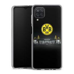 DeinDesign Galaxy A12 Handy Silikon H&uuml;lle Case transparent Handyh&uuml;lle Borussia Dortmund Bvb Stadium Silikon Case
