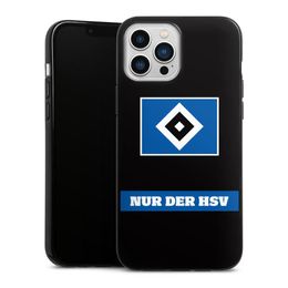 DeinDesign iPhone 13 Pro Max Handy Silikon H&uuml;lle Case schwarz Handyh&uuml;lle Hamburger Sv Statement Hsv