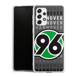 DeinDesign Galaxy A33 5G Handy Silikon H&uuml;lle Case transparent Handyh&uuml;lle Official Licensed Product H96 Hannover 96 Silikon Case