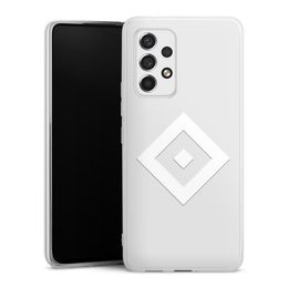 DeinDesign Galaxy A53 5G Handy Silikon H&uuml;lle Case transparent Handyh&uuml;lle Coat Of Arms Hamburger Sv Hsv Silikon Case