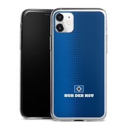 DeinDesign iPhone 11 Handy Slim Case Silikon Handyh&uuml;lle transparent H&uuml;lle extra d&uuml;nn Official Licensed Product Hsv Logo Silikon Slim Case