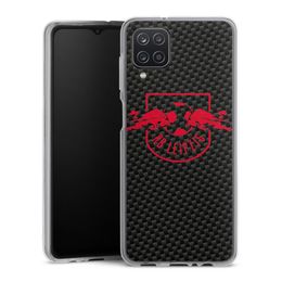 DeinDesign Galaxy A12 Handy Silikon H&uuml;lle Case transparent Handyh&uuml;lle Official Licensed Product Carbon Rb Leipzig Silikon Case