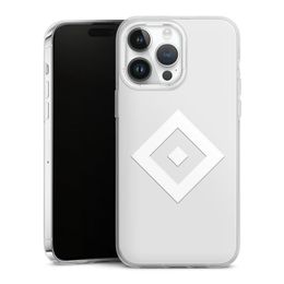 DeinDesign iPhone 14 Pro Max Handy Silikon H&uuml;lle Case transparent Handyh&uuml;lle Hsv Hamburger Sv Coat Of Arms Silikon Case