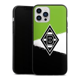 DeinDesign iPhone 13 Pro Max Handy Silikon H&uuml;lle Case schwarz Handyh&uuml;lle Borussia M&ouml;nchengladbach Bmg Official Licensed Product