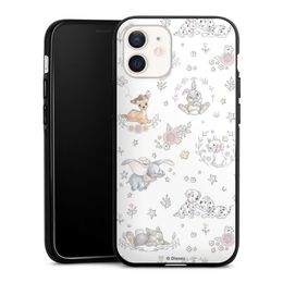 DeinDesign iPhone 12 Handy Silikon H&uuml;lle Case schwarz Handyh&uuml;lle Disney Dumbo Bambi
