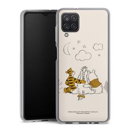 DeinDesign Galaxy A12 Handy Silikon H&uuml;lle Case transparent Handyh&uuml;lle Winnie The Pooh Disney Official Licensed Product Silikon Case