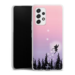 DeinDesign Galaxy A53 5G Handy Silikon H&uuml;lle Case transparent Handyh&uuml;lle Official Licensed Product Tinkerbells Disney Silikon Case