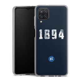DeinDesign Galaxy A12 Handy Silikon H&uuml;lle Case transparent Handyh&uuml;lle Karlsruher Sc Ksc Bundesliga Silikon Case