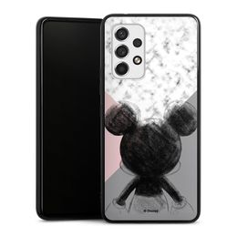 DeinDesign Galaxy A53 5G Handy Silikon H&uuml;lle Case schwarz Handyh&uuml;lle Marble Disney Mickey Mouse