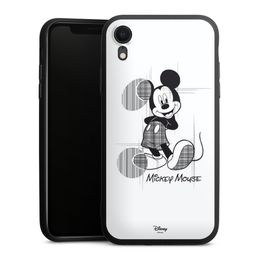 DeinDesign iPhone Xr Handy Premium Silikon H&uuml;lle Handyh&uuml;lle schwarz Case Mickey Mouse Disney Official Licensed Product Silikon Premium Case