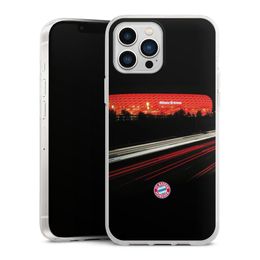 DeinDesign iPhone 13 Pro Max Handy Silikon H&uuml;lle Case transparent Handyh&uuml;lle Fcb Fc Bayern M&uuml;nchen Stadium Silikon Case