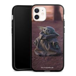DeinDesign iPhone 12 mini Handy Silikon H&uuml;lle Case schwarz Handyh&uuml;lle The Child Star Wars Baby Yoda