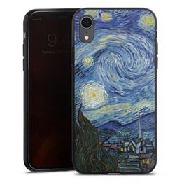 DeinDesign iPhone Xr Handy Silikon H&uuml;lle Case schwarz Handyh&uuml;lle The Starry Night Kunst