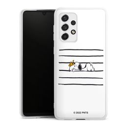 DeinDesign Galaxy A33 5G Handy Silikon H&uuml;lle Case transparent Handyh&uuml;lle Snoopy Dog Peanuts Silikon Case