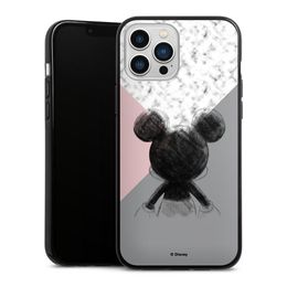 DeinDesign iPhone 13 Pro Max Handy Silikon H&uuml;lle Case schwarz Handyh&uuml;lle Marble Disney Mickey Mouse