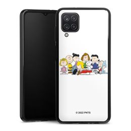 DeinDesign Galaxy A12 Handy Silikon H&uuml;lle Case schwarz Handyh&uuml;lle Merchandise Kindheit Peanuts