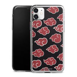 DeinDesign iPhone 11 Handy Slim Case Silikon Handyh&uuml;lle transparent H&uuml;lle extra d&uuml;nn Akatsuki Naruto Shippuden Pattern Silikon Slim Case