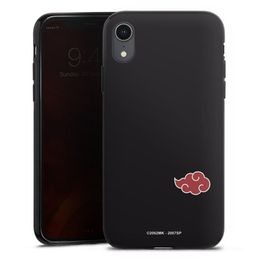 DeinDesign iPhone Xr Handy Silikon H&uuml;lle Case schwarz Handyh&uuml;lle Naruto Shippuden Akatsuki Official Licensed Product
