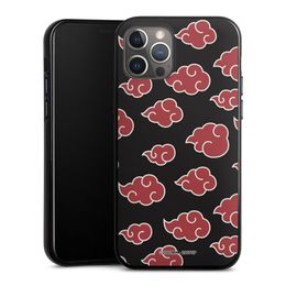 DeinDesign iPhone 12 Pro Handy Silikon H&uuml;lle Case schwarz Handyh&uuml;lle Naruto Shippuden Akatsuki Official Licensed Product