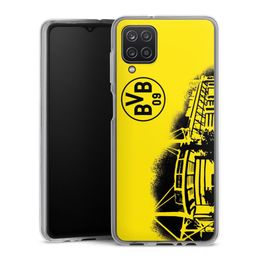 DeinDesign Galaxy A12 Handy Silikon H&uuml;lle Case transparent Handyh&uuml;lle Bvb Borussia Dortmund Stadium Silikon Case