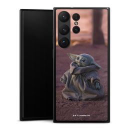 DeinDesign Galaxy S23 Ultra Handy Silikon H&uuml;lle Case schwarz Handyh&uuml;lle The Child Star Wars Baby Yoda