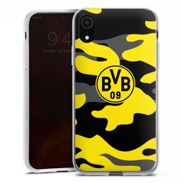 DeinDesign iPhone Xr Handy Silikon H&uuml;lle Case transparent Handyh&uuml;lle Borussia Dortmund Merchandise Bvb Silikon Case