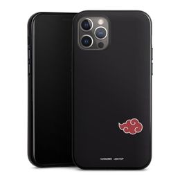 DeinDesign iPhone 12 Pro Handy Silikon H&uuml;lle Case schwarz Handyh&uuml;lle Naruto Shippuden Akatsuki Official Licensed Product