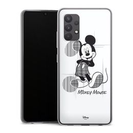 DeinDesign Galaxy A32 4G Handy Silikon H&uuml;lle Case transparent Handyh&uuml;lle Mickey Mouse Disney Official Licensed Product Silikon Case