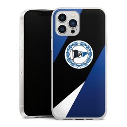 DeinDesign iPhone 13 Pro Max Handy Silikon H&uuml;lle Case transparent Handyh&uuml;lle Official Licensed Product Dsc Arminia Bielefeld Silikon Case