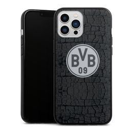 DeinDesign iPhone 13 Pro Max Handy Silikon H&uuml;lle Case schwarz Handyh&uuml;lle Jersey Borussia Dortmund Bvb
