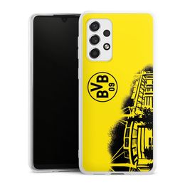 DeinDesign Galaxy A33 5G Handy Silikon H&uuml;lle Case transparent Handyh&uuml;lle Bvb Borussia Dortmund Stadium Silikon Case