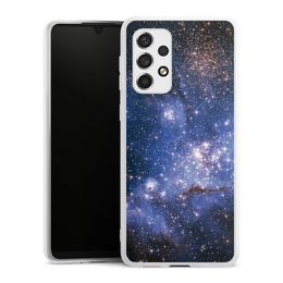 DeinDesign Galaxy A33 5G Handy Silikon H&uuml;lle Case transparent Handyh&uuml;lle Weltall Galaxy Weltraum Silikon Case