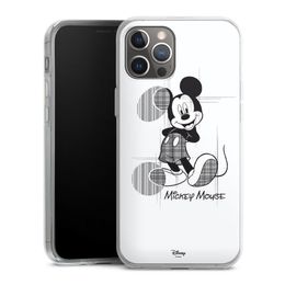 DeinDesign iPhone 12 Pro Max Handy Silikon H&uuml;lle Case transparent Handyh&uuml;lle Mickey Mouse Disney Official Licensed Product Silikon Case