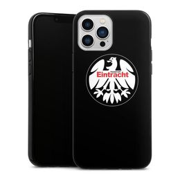 DeinDesign iPhone 13 Pro Max Handy Silikon H&uuml;lle Case schwarz Handyh&uuml;lle Eintracht Frankfurt Sge Official Licensed Product