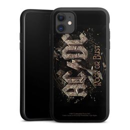 DeinDesign iPhone 11 Handy Premium Silikon H&uuml;lle Handyh&uuml;lle schwarz Case Acdc Official Licensed Product Rock Or Bust Silikon Premium Case