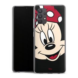 DeinDesign Galaxy A32 4G Handy Silikon H&uuml;lle Case transparent Handyh&uuml;lle Disney Minnie Mouse Official Licensed Product Silikon Case